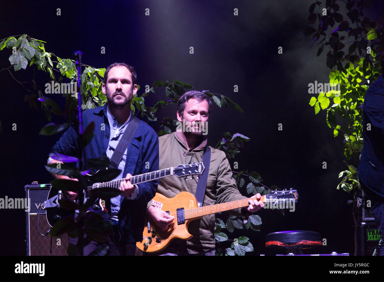 Martin Noble and Jan Scott Wilkinson of BRITISH SEA POWER play on the ...