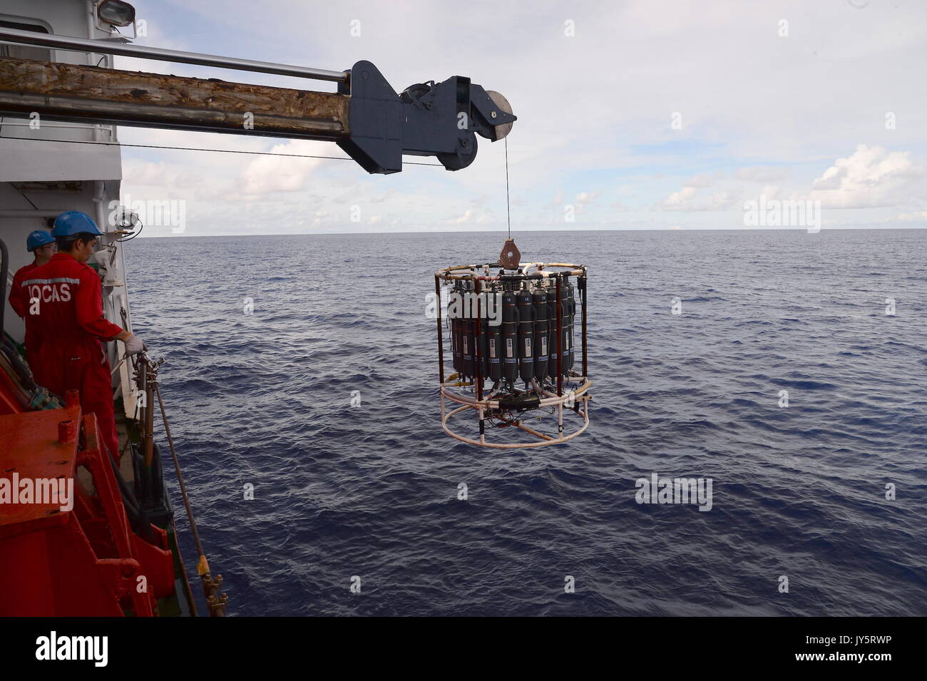 Aboard Kexue, Depth (CTD) sensor on board of China's Kexue (Science ...