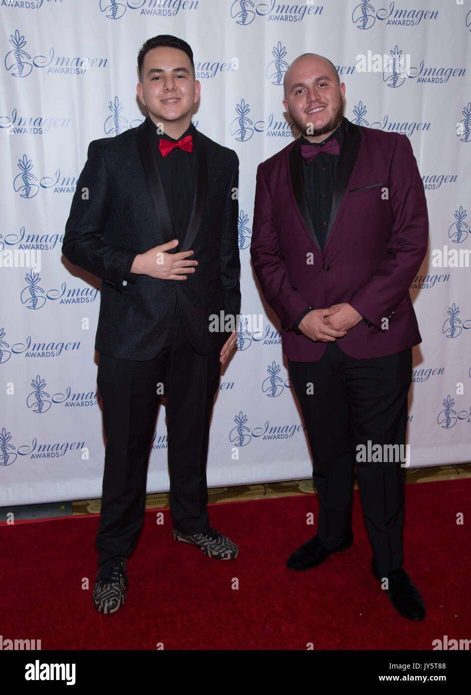 Beverly Hills,California,USA. 18th Aug,2017. Actors Johnny Lopez (L ...