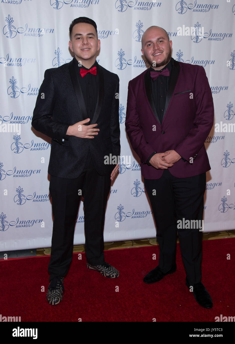 Beverly Hills,California,USA. 18th Aug,2017. Actors Johnny Lopez (L ...