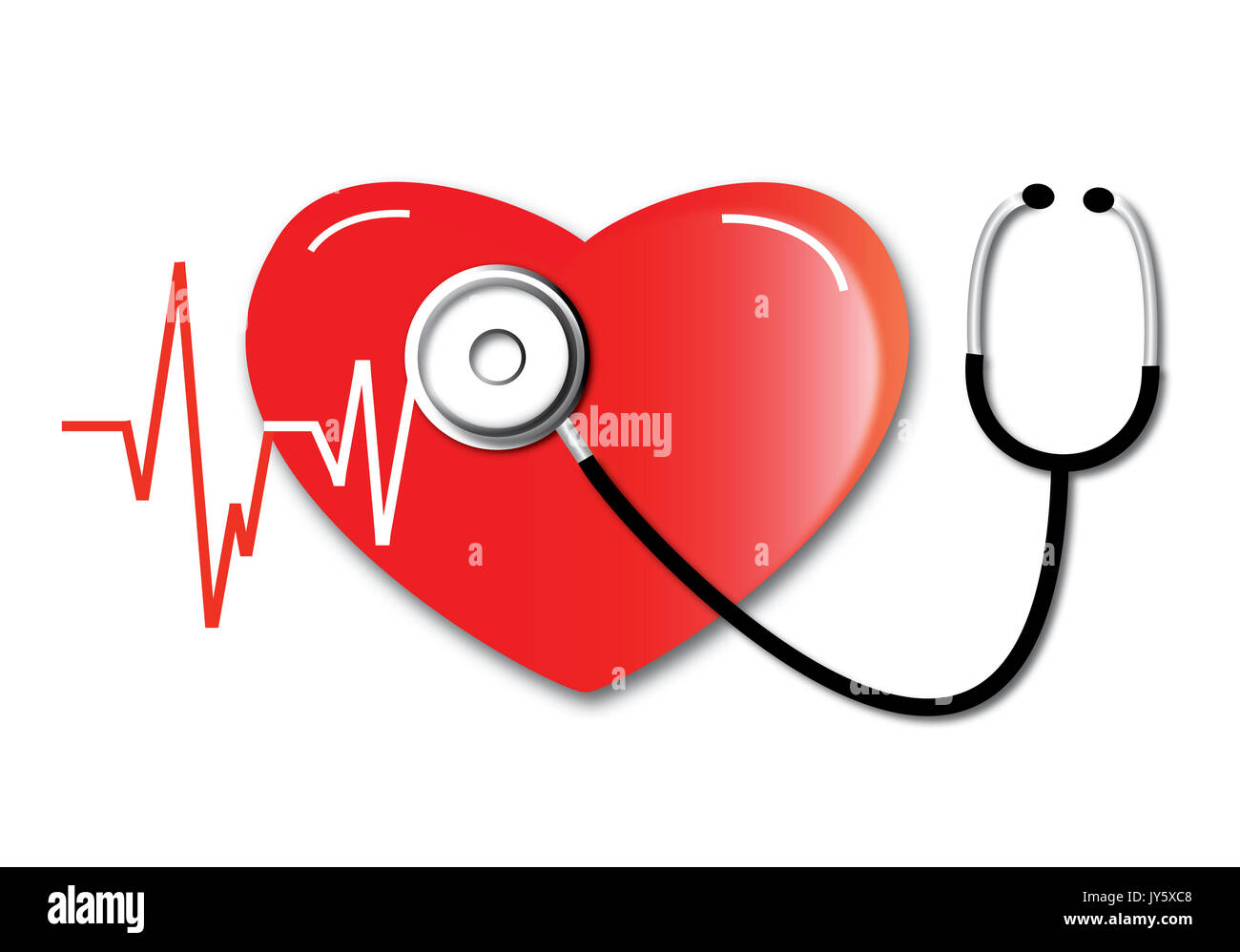 Heart beat line hi-res stock photography and images - Alamy
