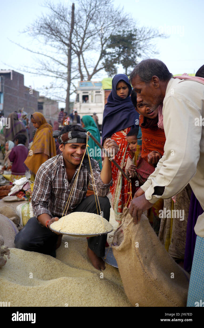 Grain market india hi-res stock photography and images - Alamy