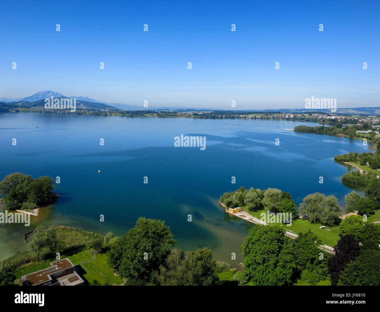 Schweiz zug luftaufnahme hi-res stock photography and images - Alamy