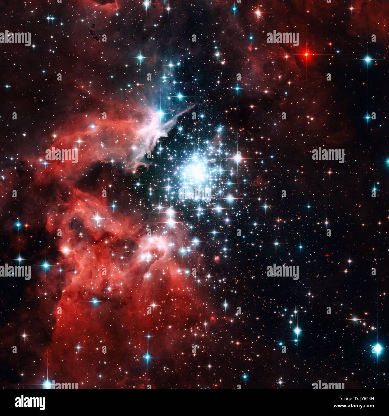 Nebula ngc 3603 open cluster hi-res stock photography and images - Alamy