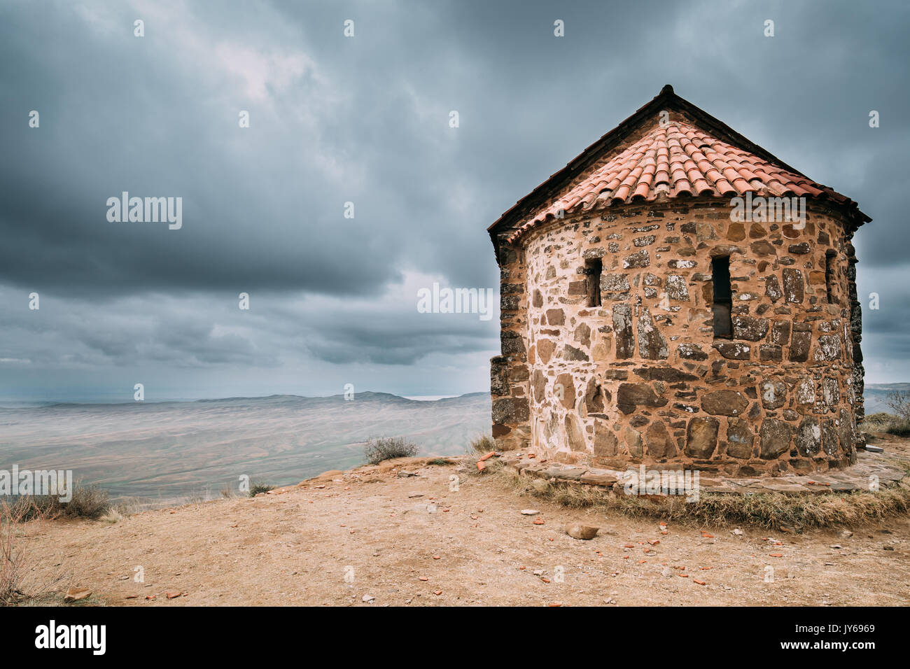 Sagarejo Municipality, Kakheti region, Georgia. Church of the ...