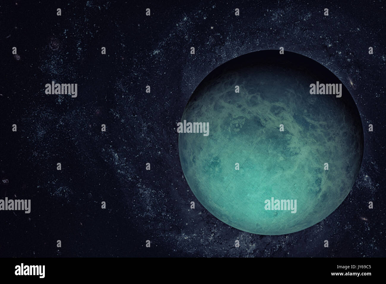Solar System - Uranus. It is the seventh planet from the Sun and the ...
