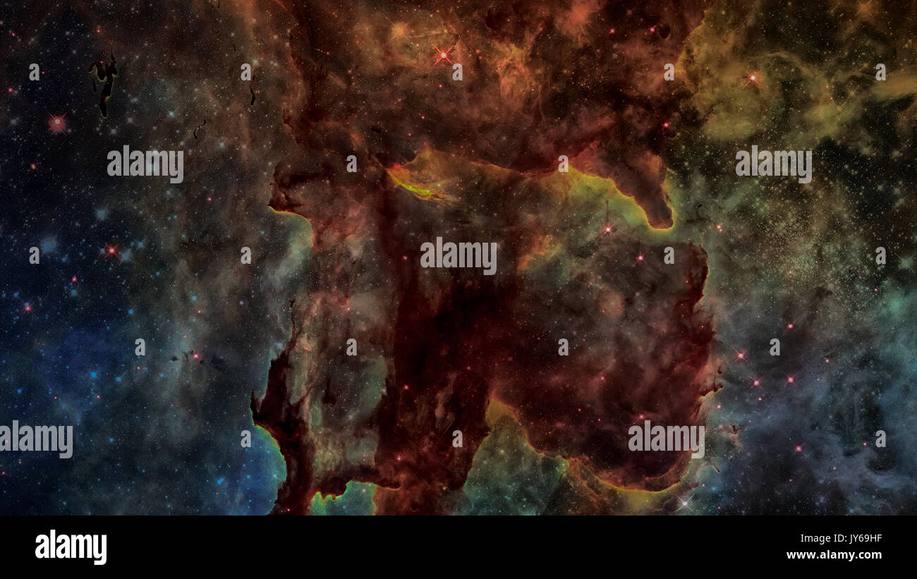 Galaxy in deep space, glowing mysterious universe. Elements of this ...