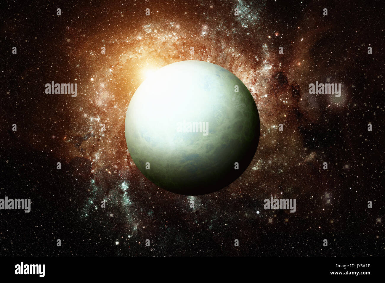 Solar System - Uranus. It is the seventh planet from the Sun and the ...