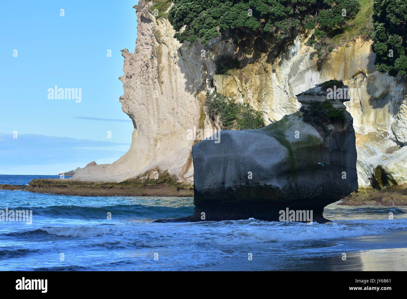 Rock formations set off in light and shadow Stock Photo - Alamy