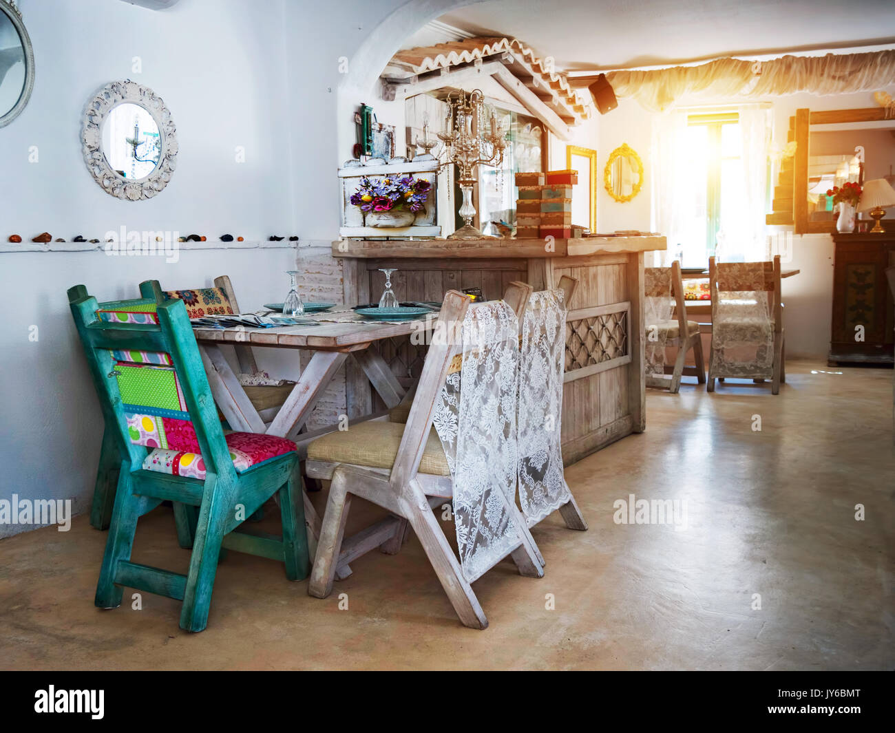 Old style country house interior design hi-res stock photography and ...