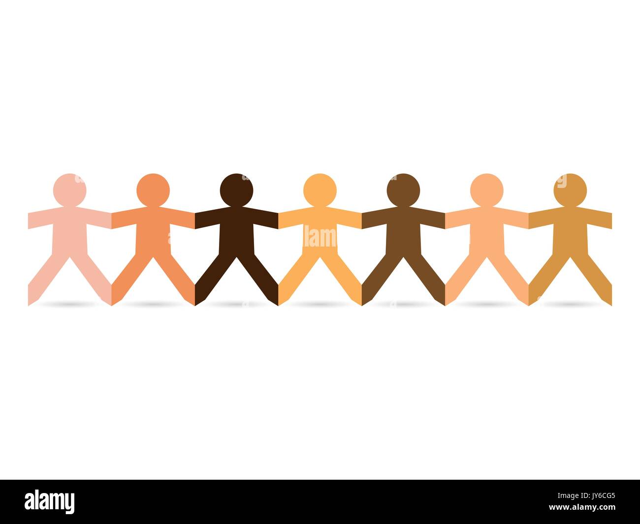 Diversity cut out people Stock Vector Images - Alamy