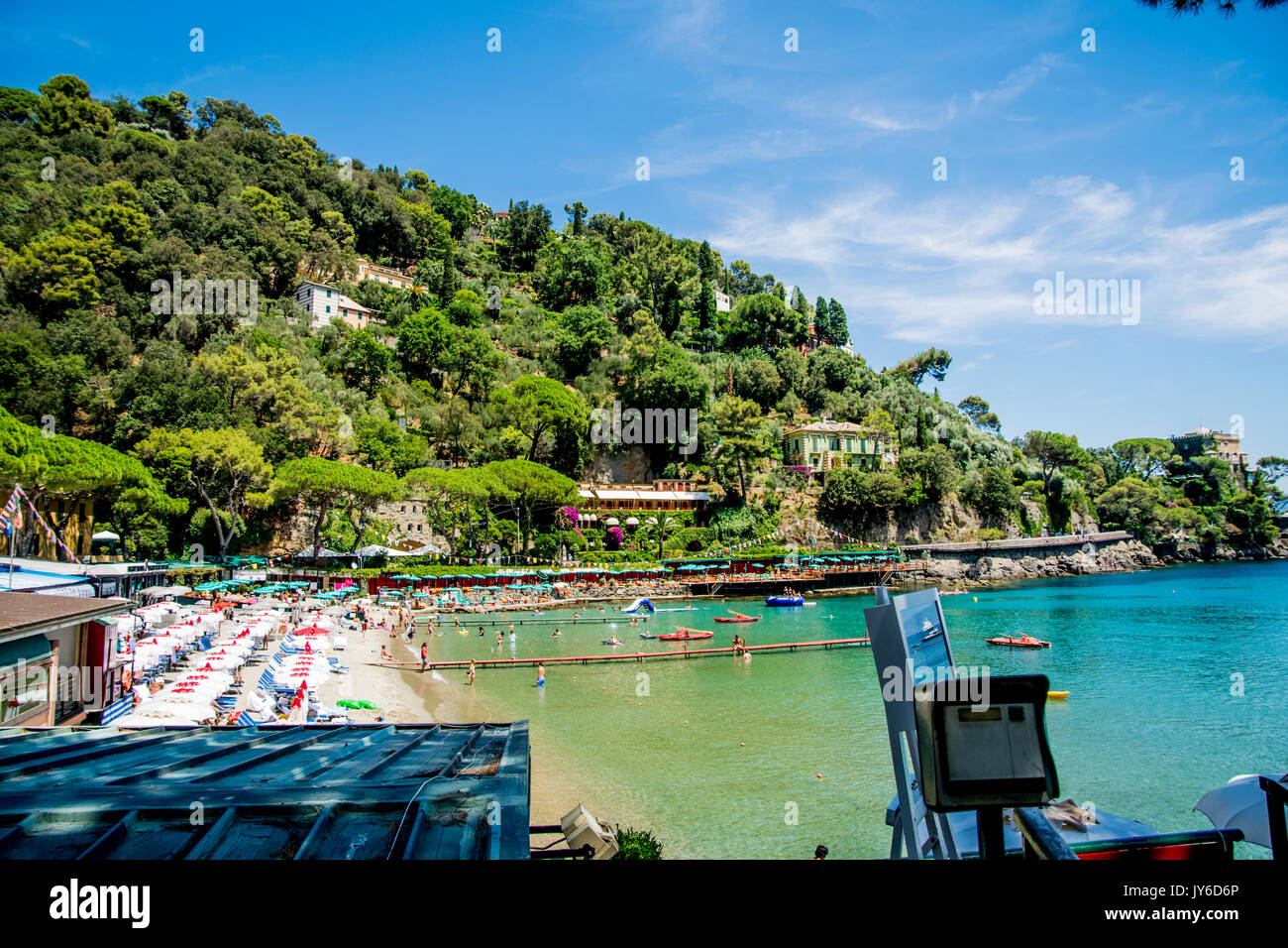 relaxing view with water and natural elements in a sunny day Europe ...