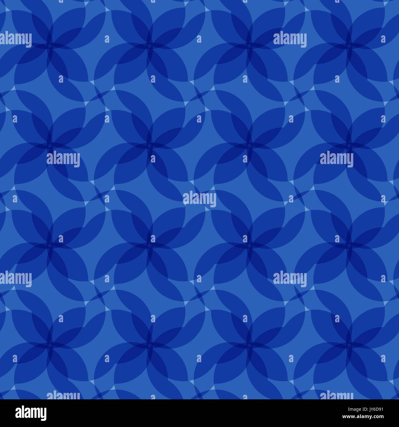 Peacock Blue Overlay Pattern. Seamless Background. Stylish Endless ...