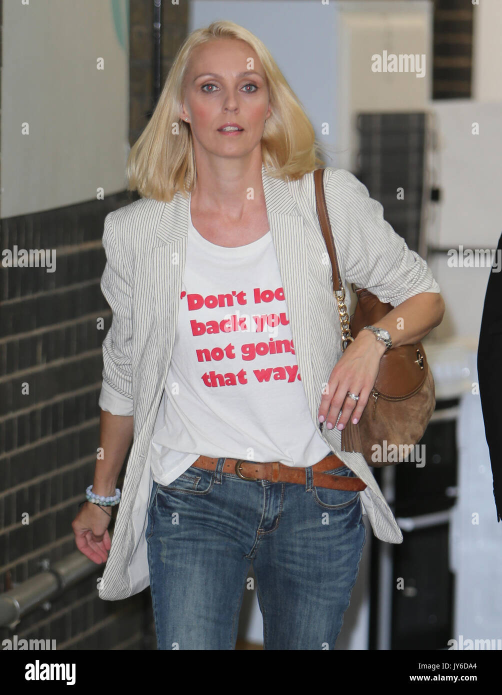 Camilla Dallerup outside ITV Studios Featuring: Camilla Dallerup Where ...