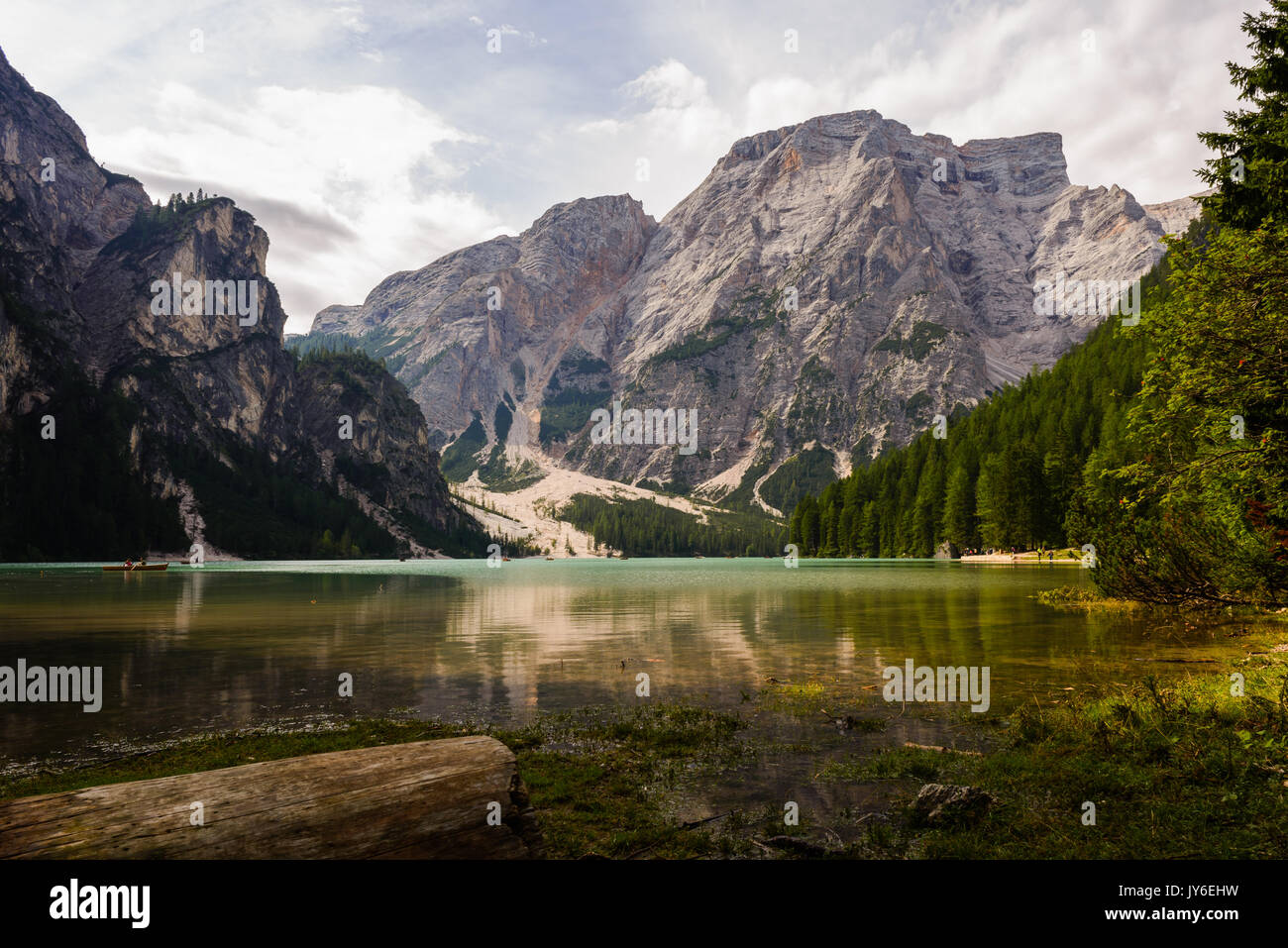 Nature park prags in the italian alps of south tyrol hi-res stock ...