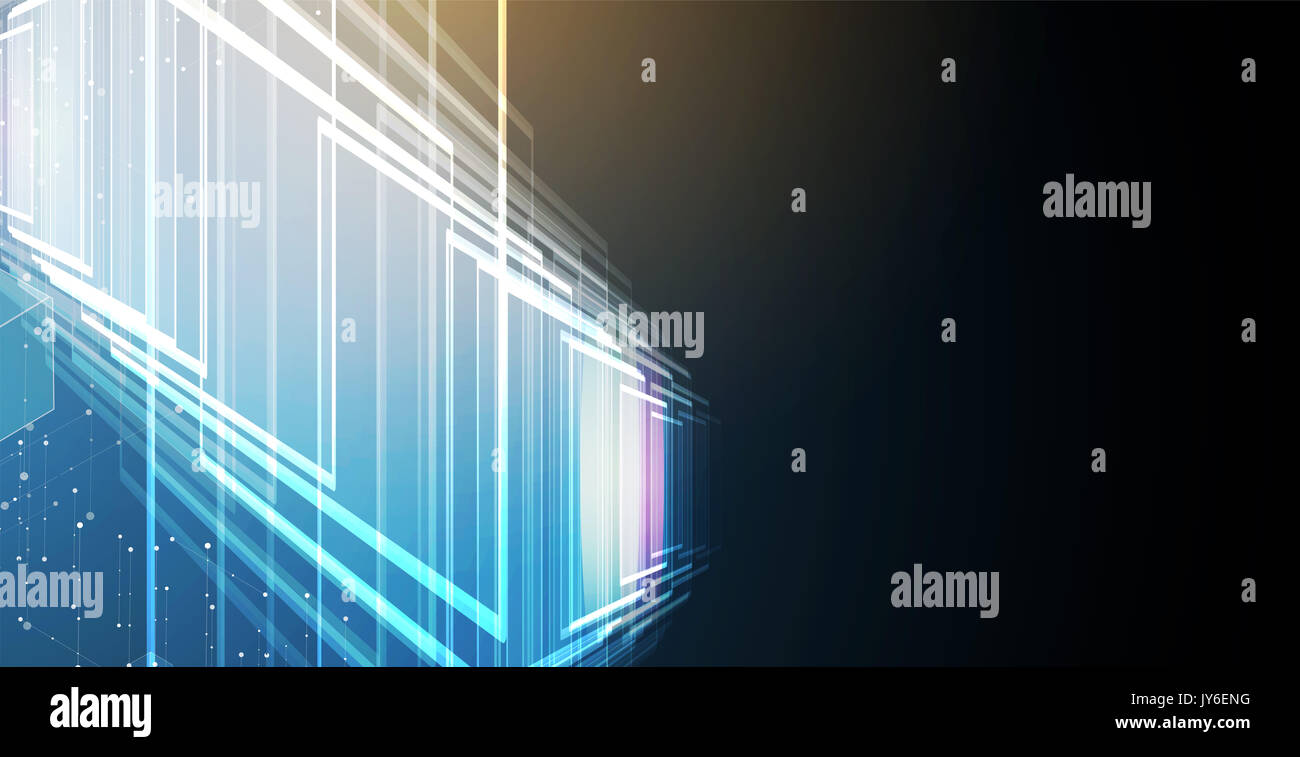abstract futuristic fade computer technology business background Stock ...