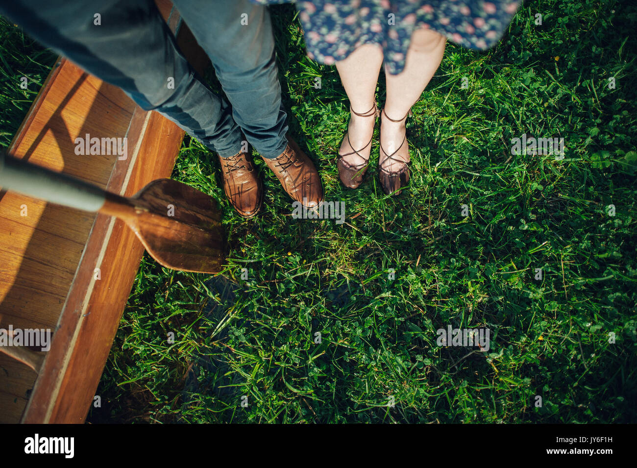 Two pairs of feet hi-res stock photography and images - Alamy