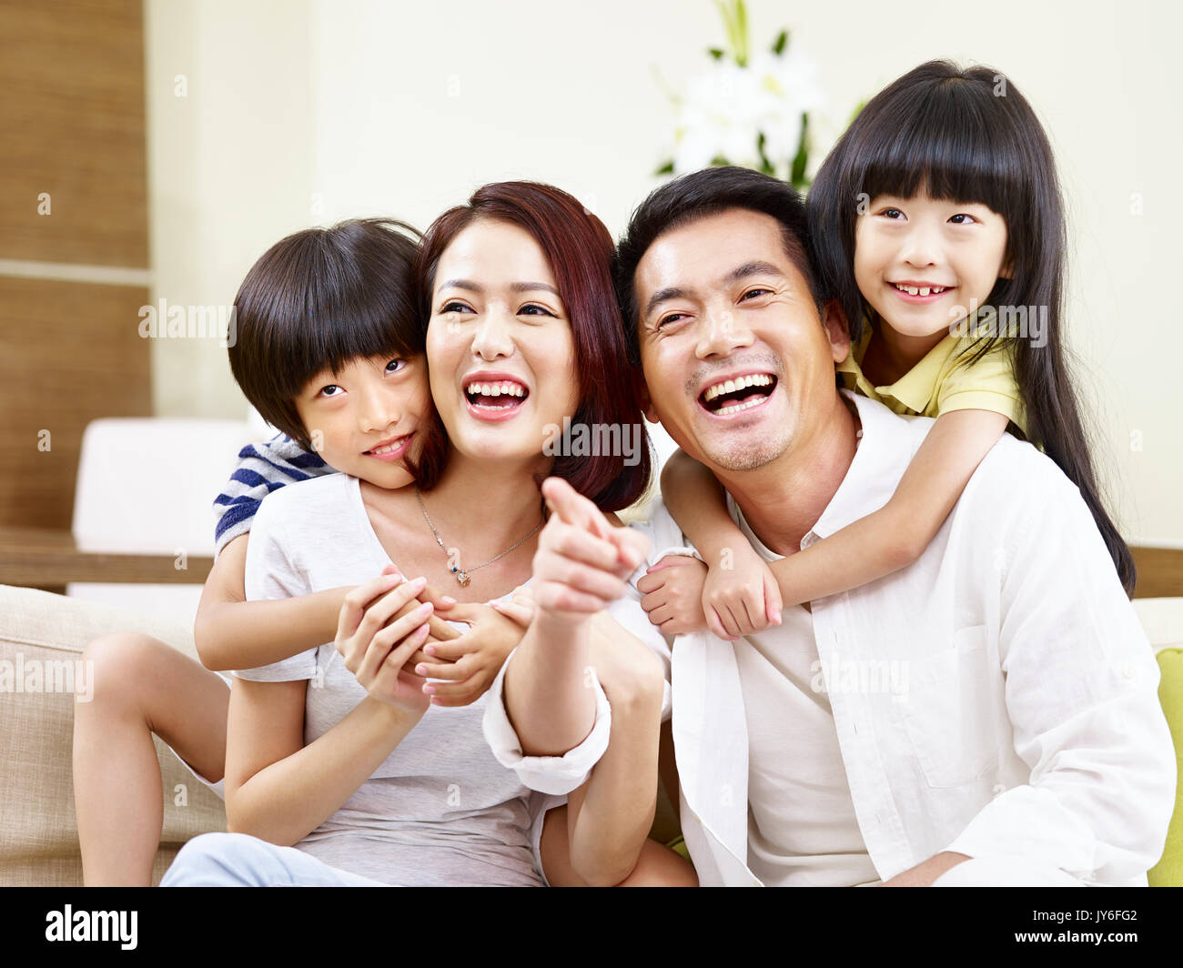 Korean children laughing hi-res stock photography and images - Alamy