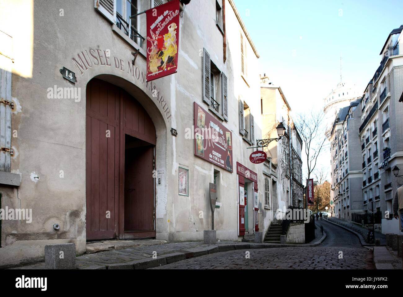 France, ile de france, paris 18e arrondissement, rue cortot, musee de ...