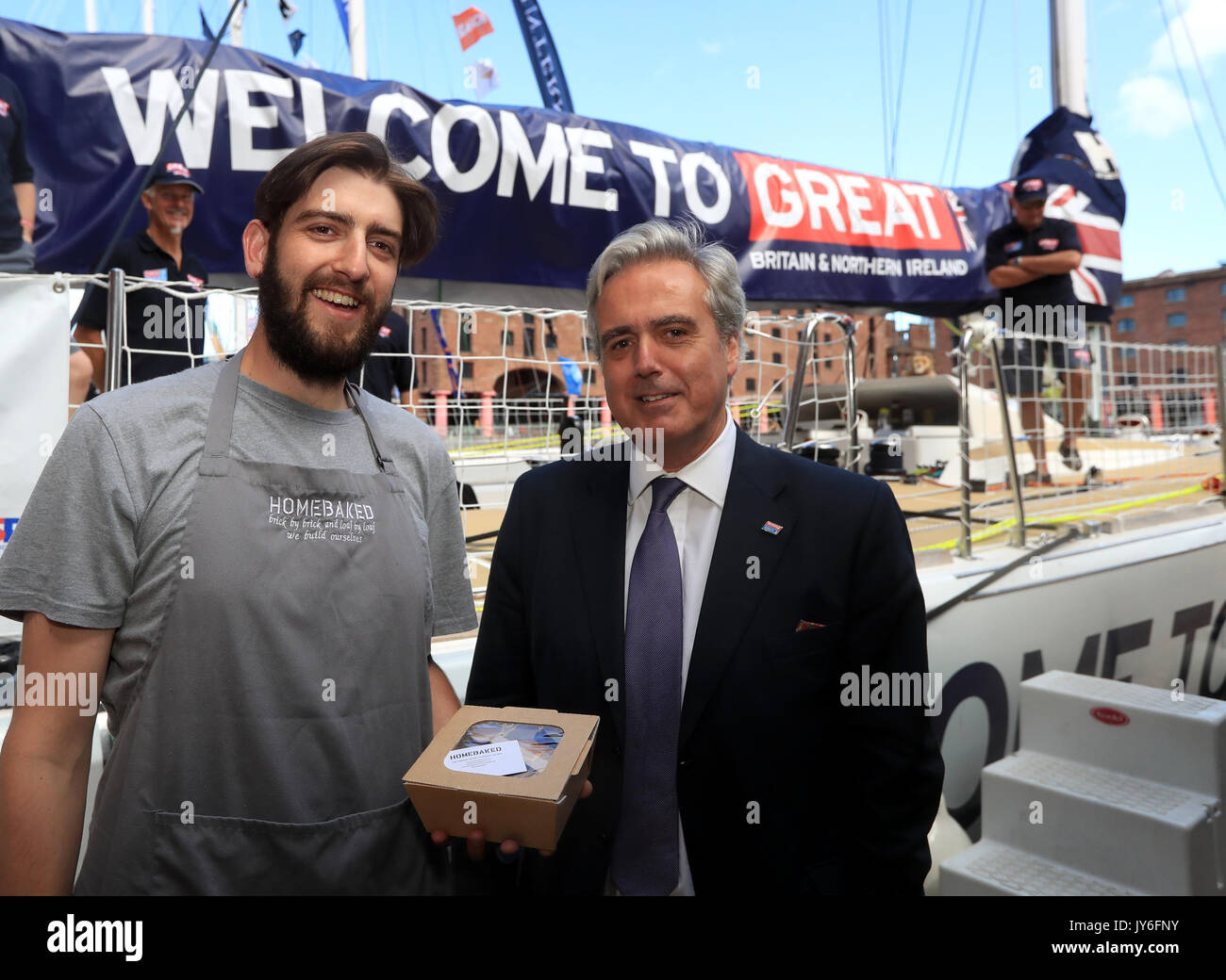 Under Secretary of State for International Trade Mark Garnier with a ...