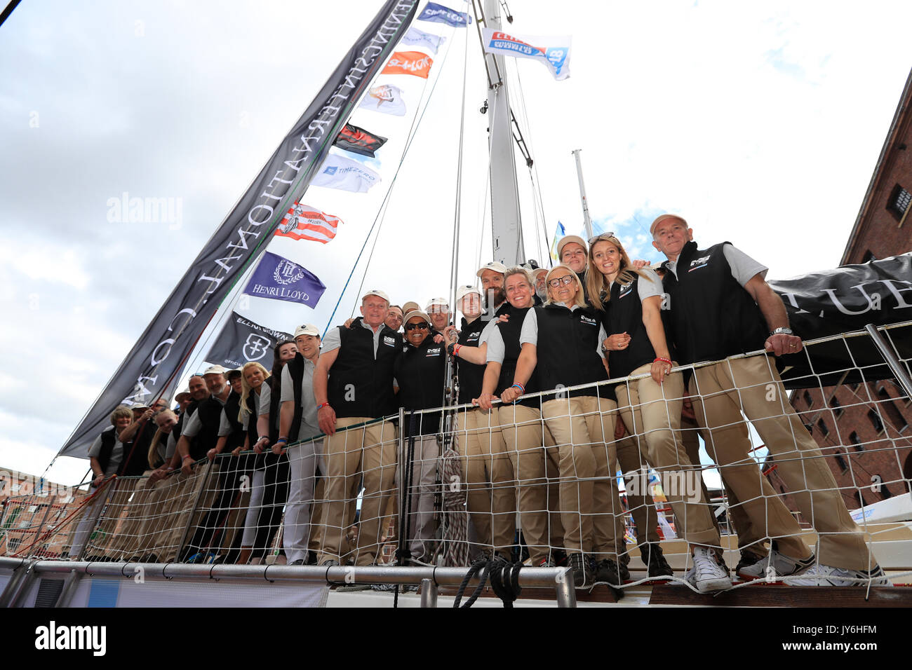 The Greenings crew with Greenings International employees after the ...