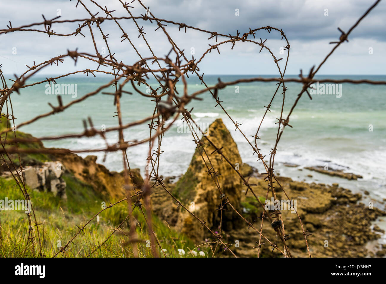 Remains of the German defences that were part of the Atlantic Wall in ...