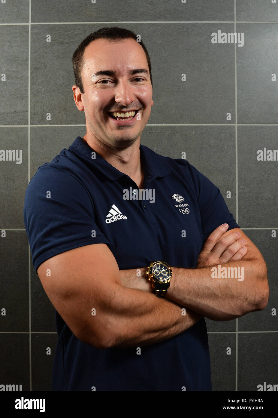 John Baines during the PyeongChang 2018 Olympic Winter Games photocall at Heriot Watt University ...