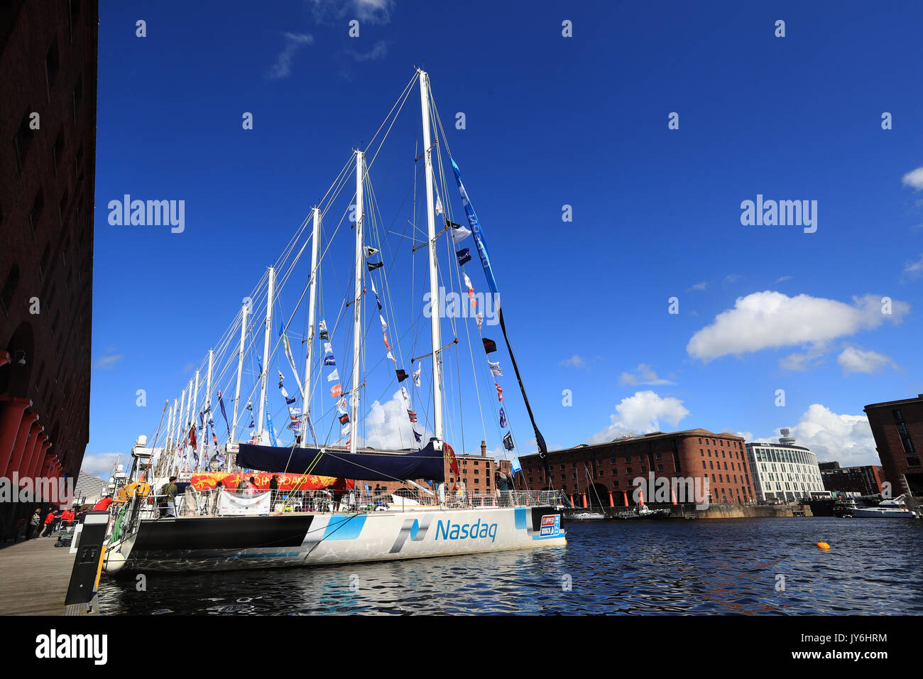A general view of Nasdaq at Albert Docks, Liverpool ahead of this ...