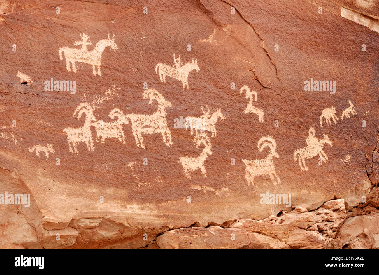 North America; United States; Utah; Arches National Park; Desert ...
