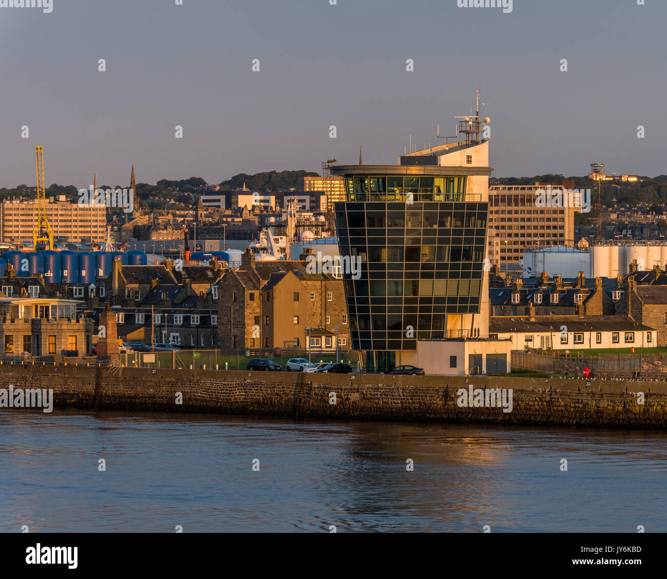 Aberdeen harbour, Scotland, United Kingdom, 16th August 2017. Aberdeen ...