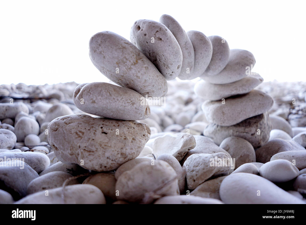 Pebble arch, Greece Stock Photo - Alamy