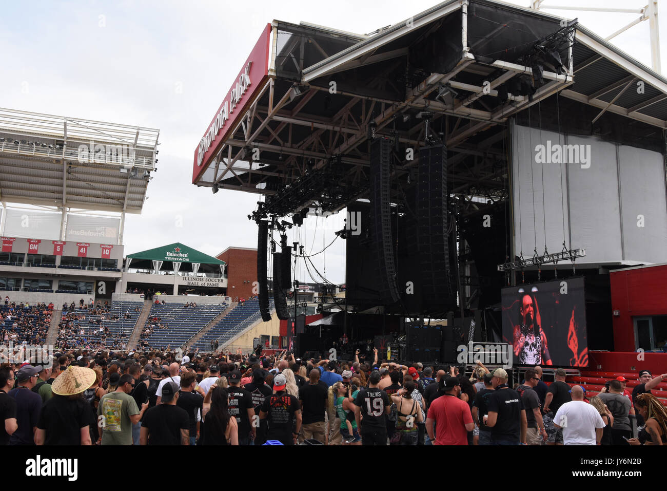 Chicago open air 2017 music festival hi-res stock photography and ...