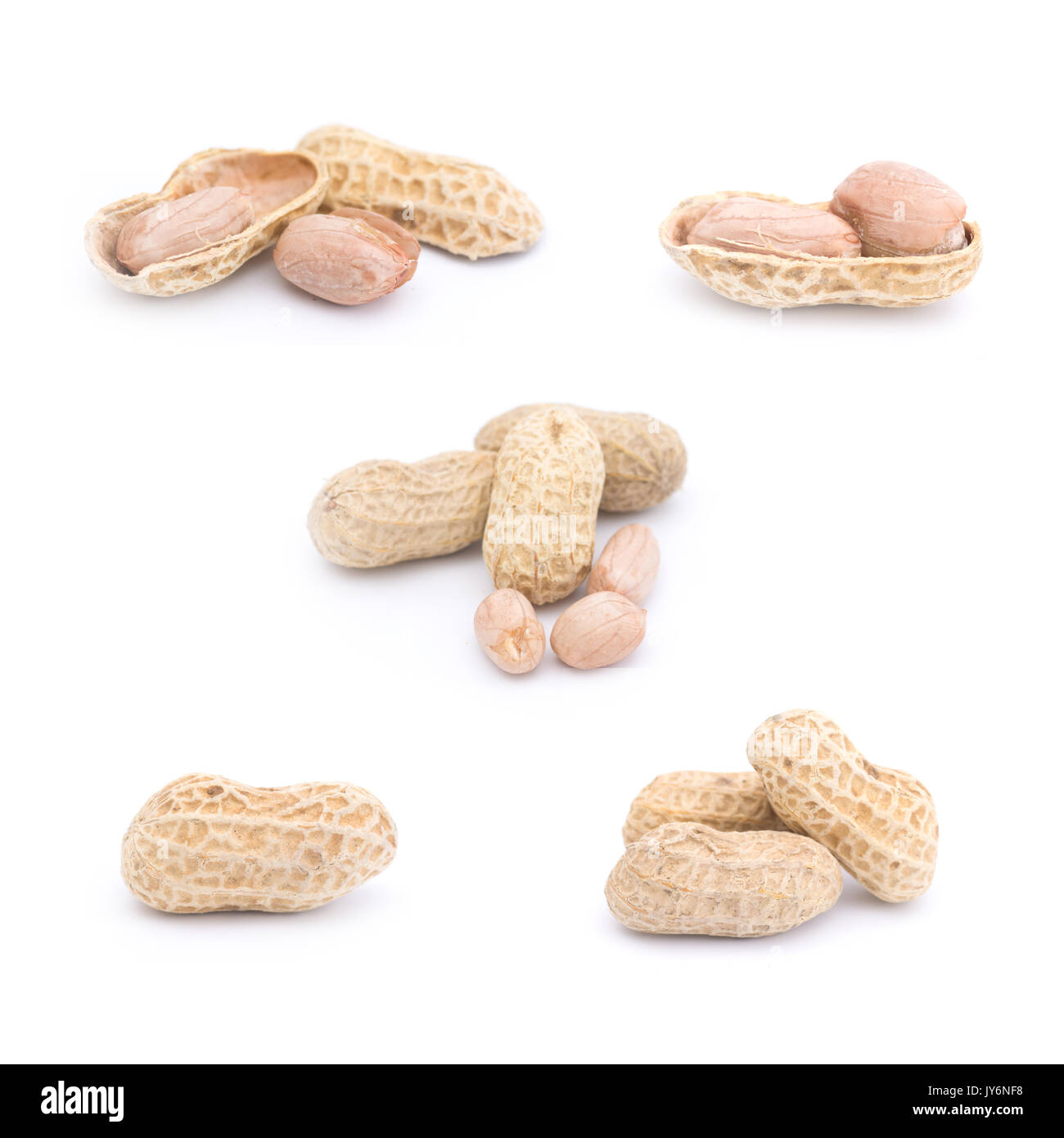 Set peanuts isolated on hi-res stock photography and images - Alamy