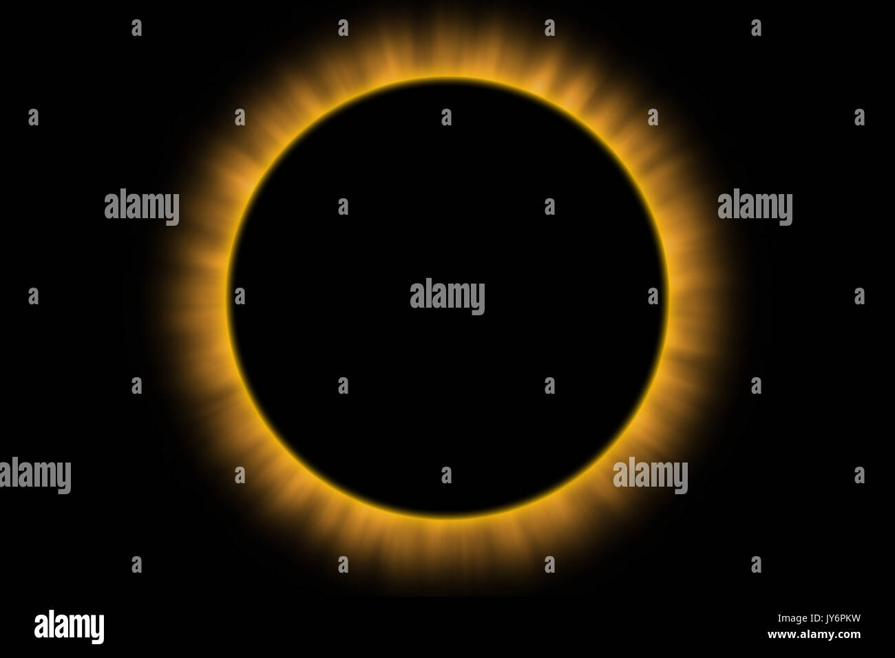 Solar eclipse illustration hi-res stock photography and images - Alamy