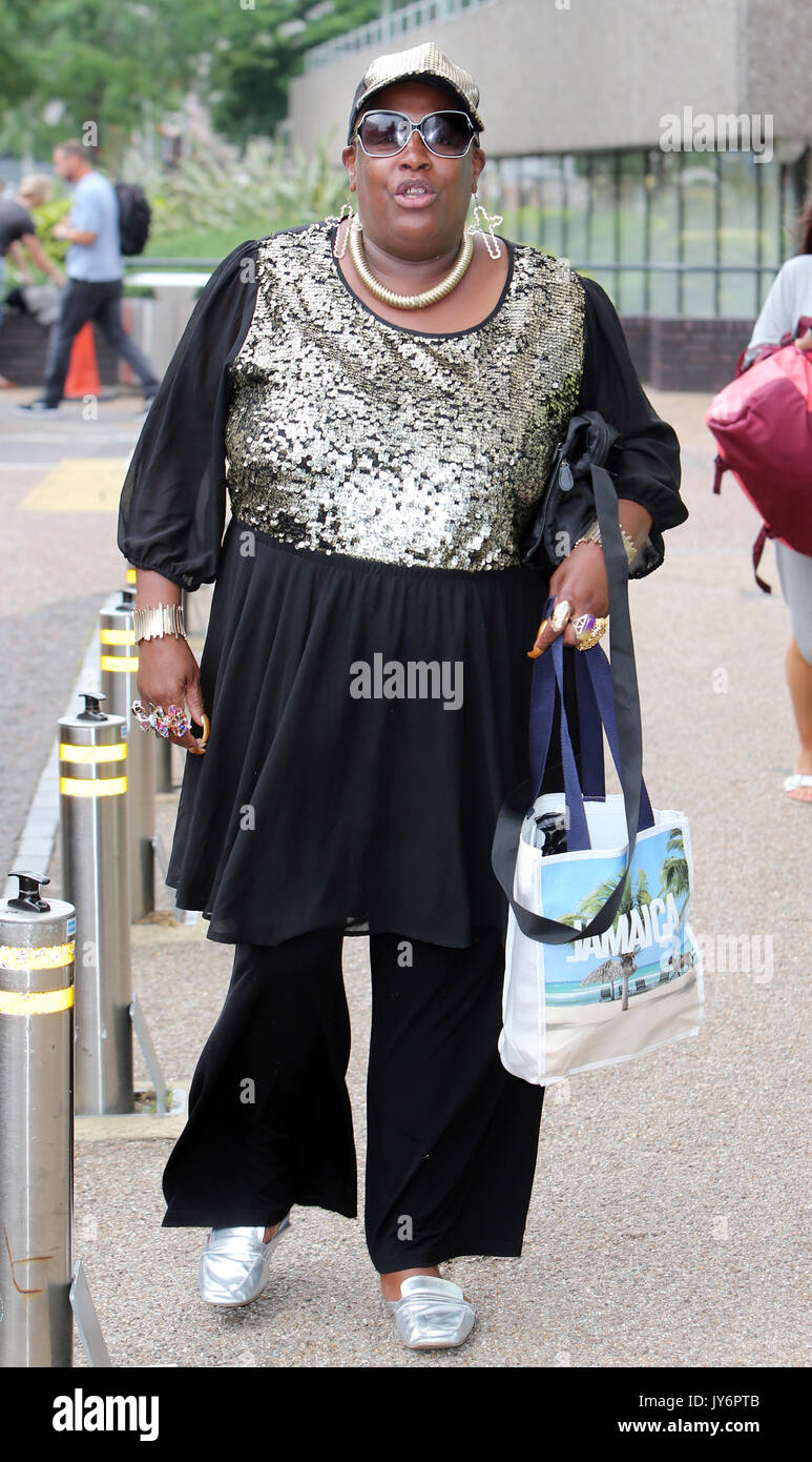 Sandra Martin outside ITV Studios Featuring: Sandra Martin Where ...