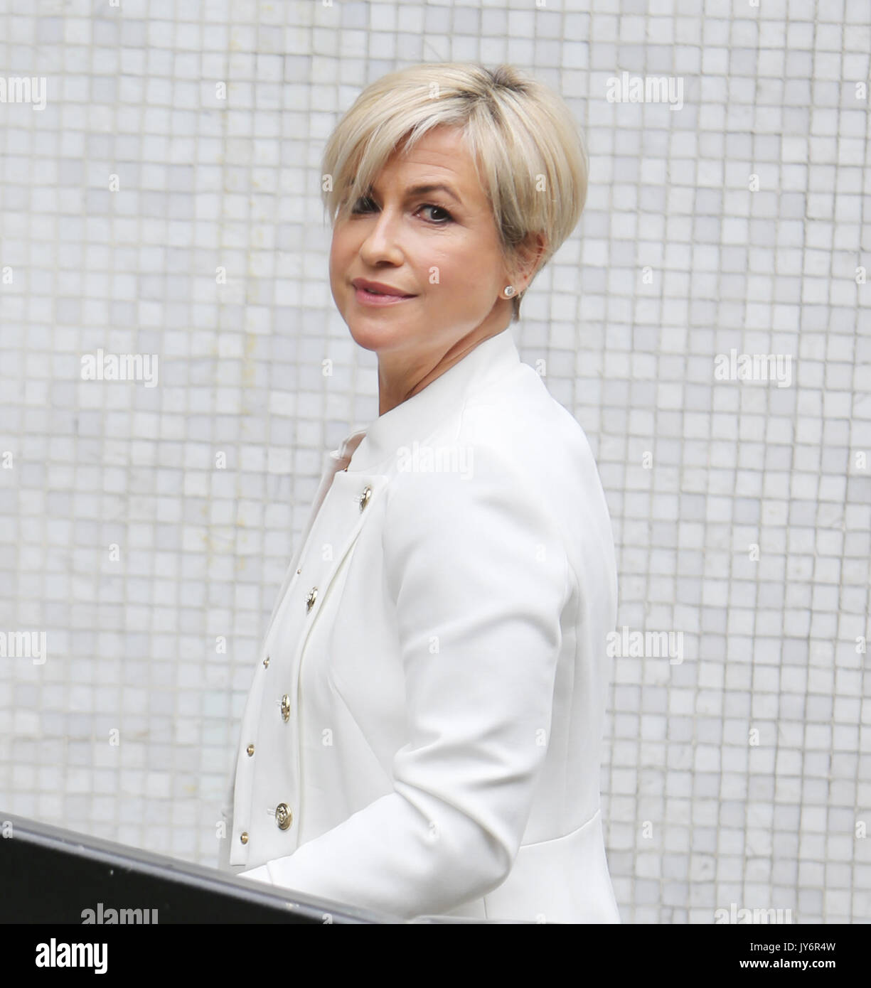 Emma Forbes outside ITV Studios Featuring: Emma Forbes Where: London ...