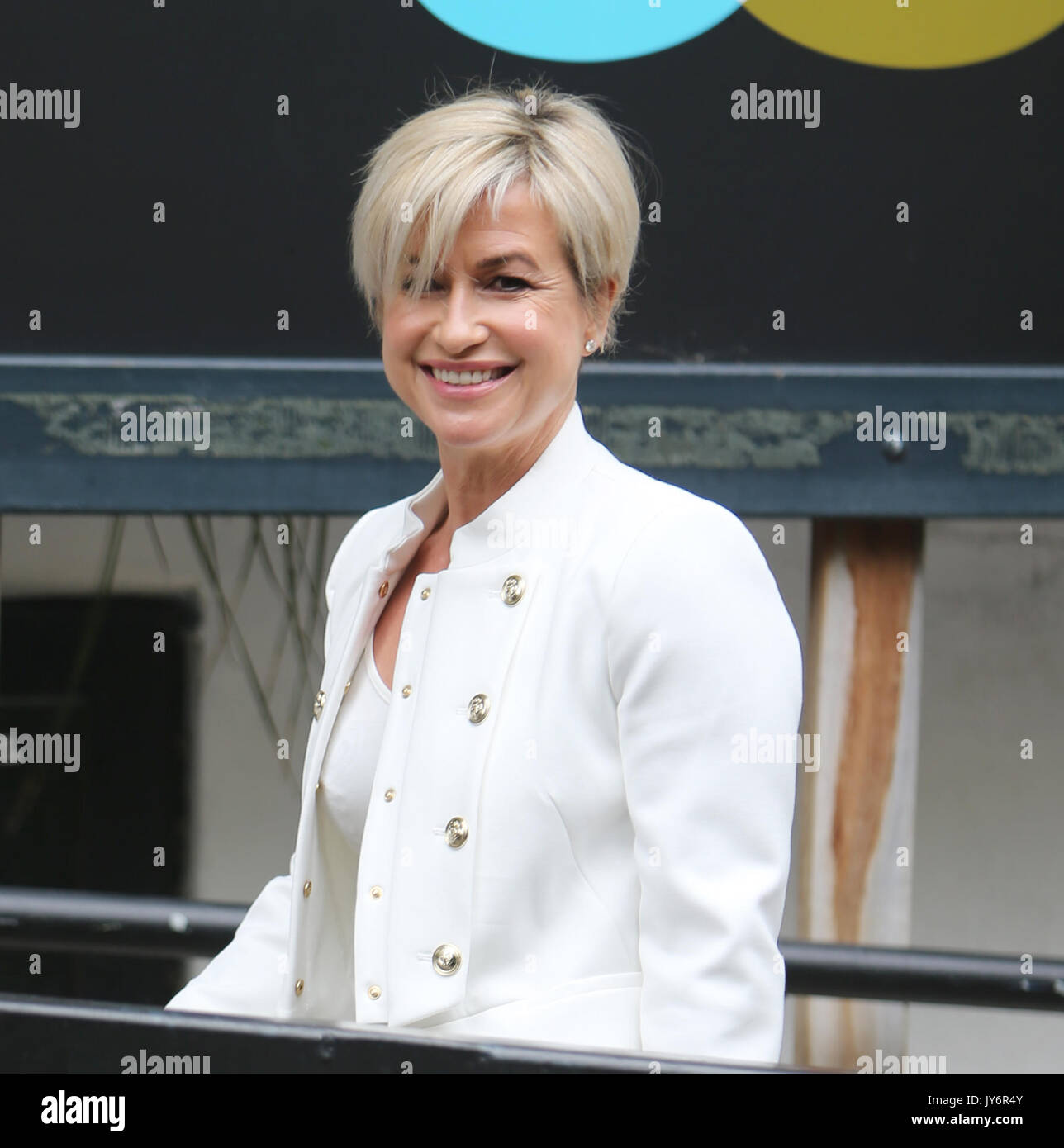 Emma Forbes outside ITV Studios Featuring: Emma Forbes Where: London ...