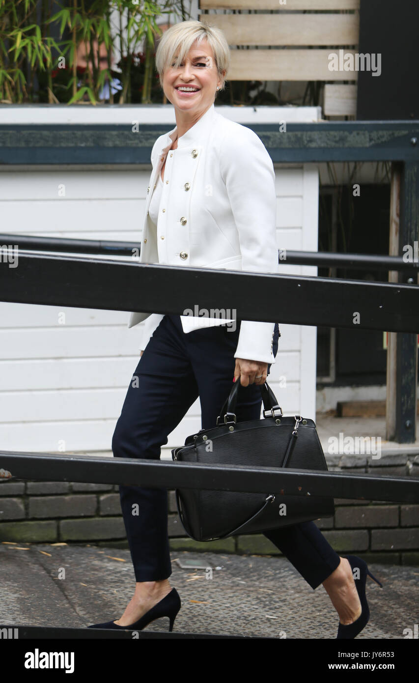 Emma Forbes outside ITV Studios Featuring: Emma Forbes Where: London ...