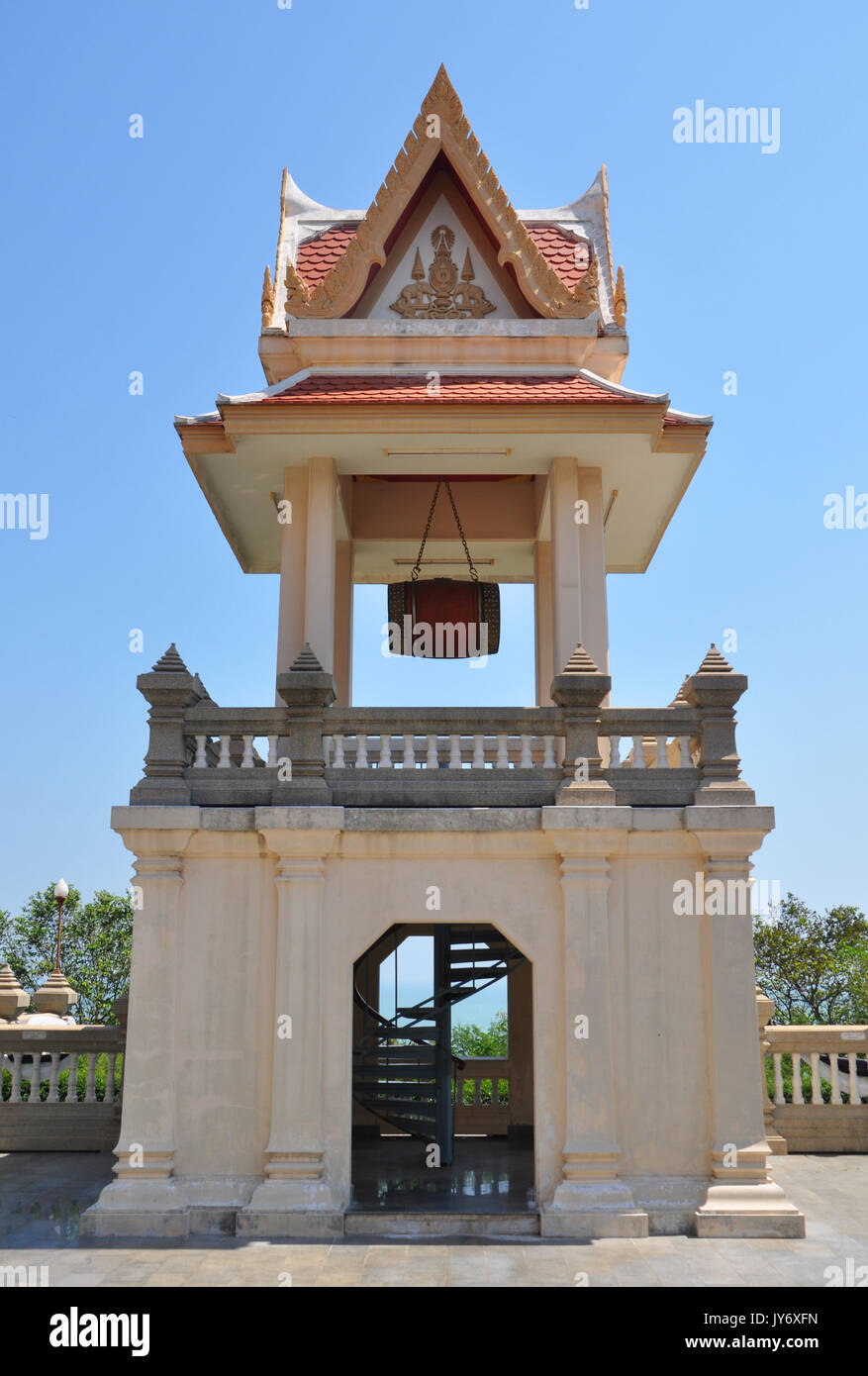 Element of Wat Tang Sai temple is located at the north end of Ban Krut ...