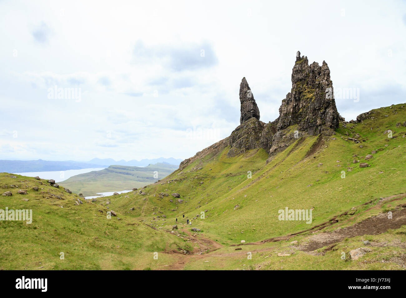 The old man of Storr Rock formation on the Isle of Skye on the West ...