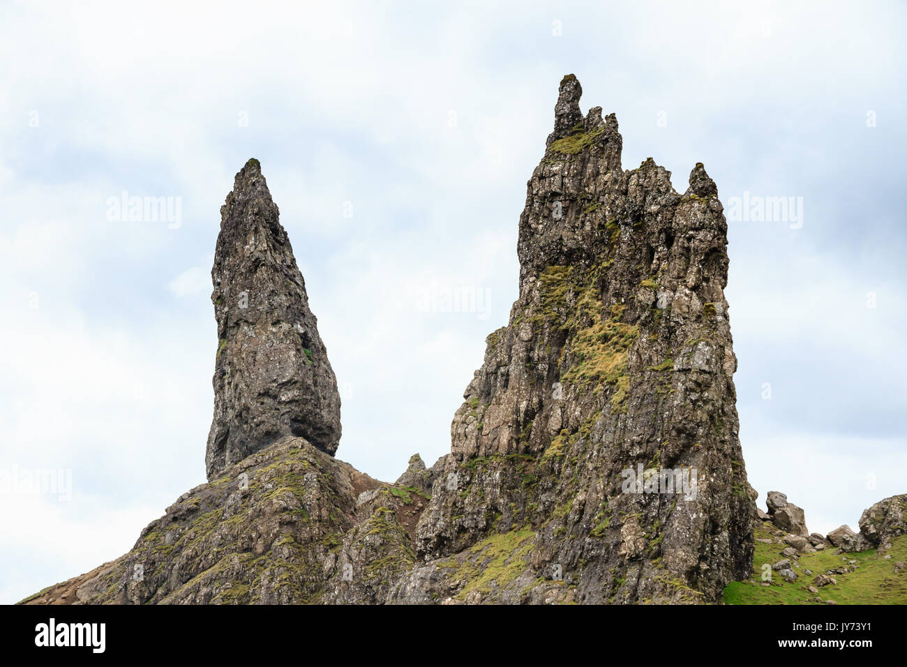 The old man of Storr Rock formation on the Isle of Skye on the West ...