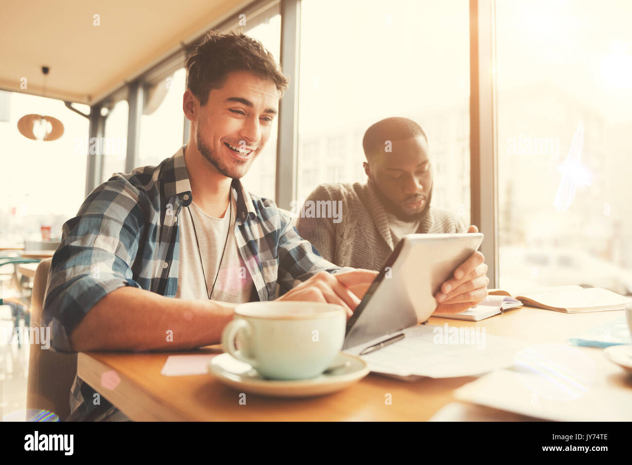 College student cafeteria lunch hi-res stock photography and images - Alamy