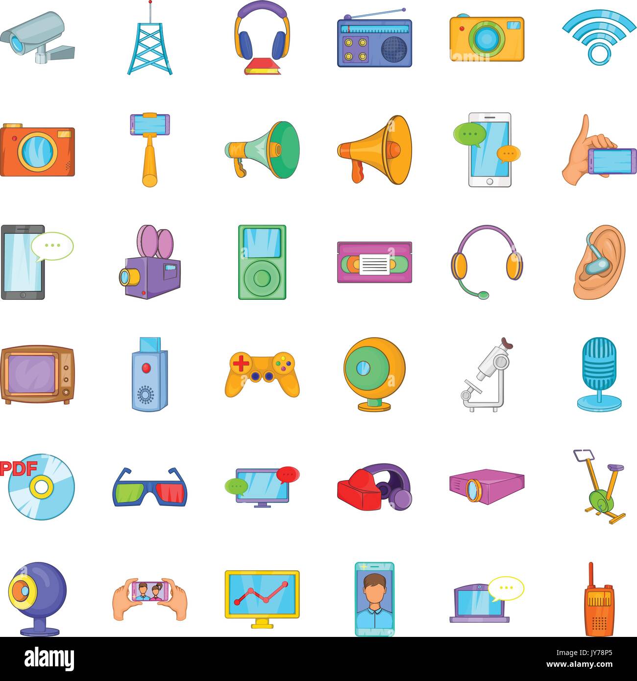 Good device icons set, cartoon style Stock Vector Image & Art - Alamy