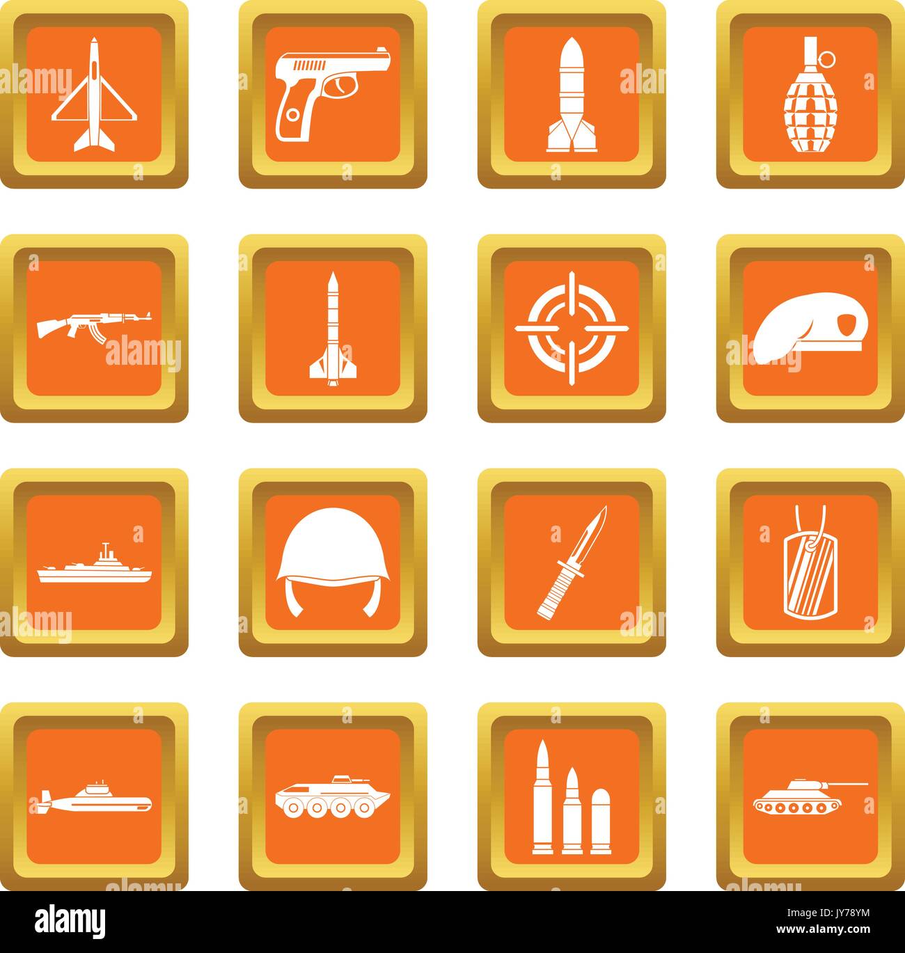 Orange missile Stock Vector Images - Alamy