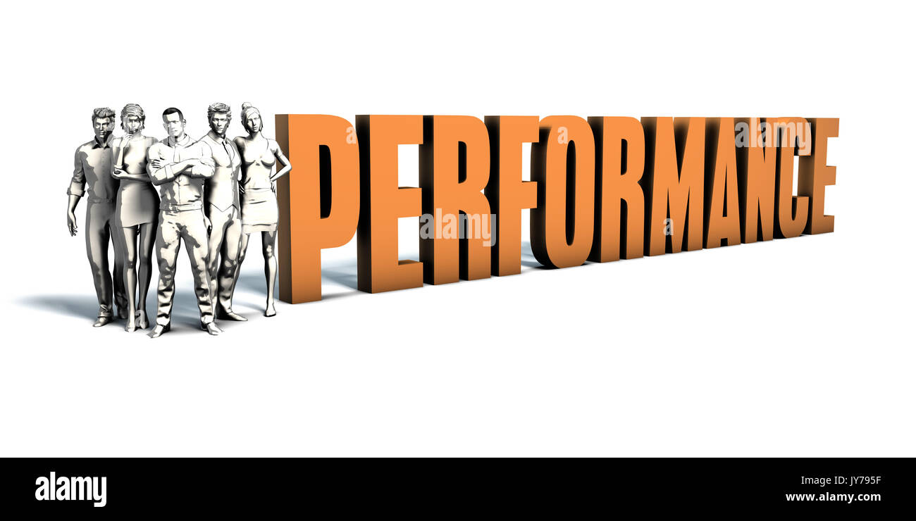 Business People Team Focusing on Improving Performance as a Concept ...