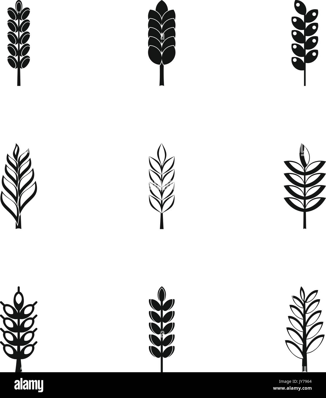 Ears form icon set, simple style Stock Vector Image & Art - Alamy