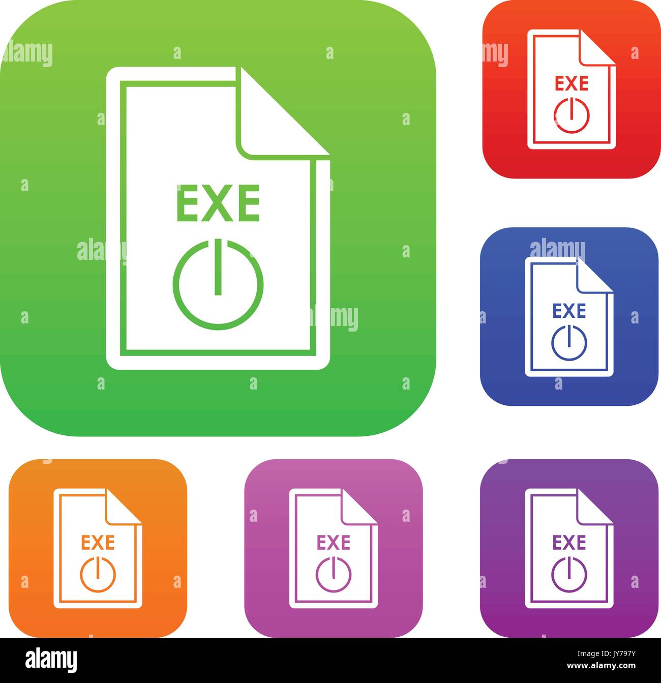 Exe image Stock Vector Images - Alamy
