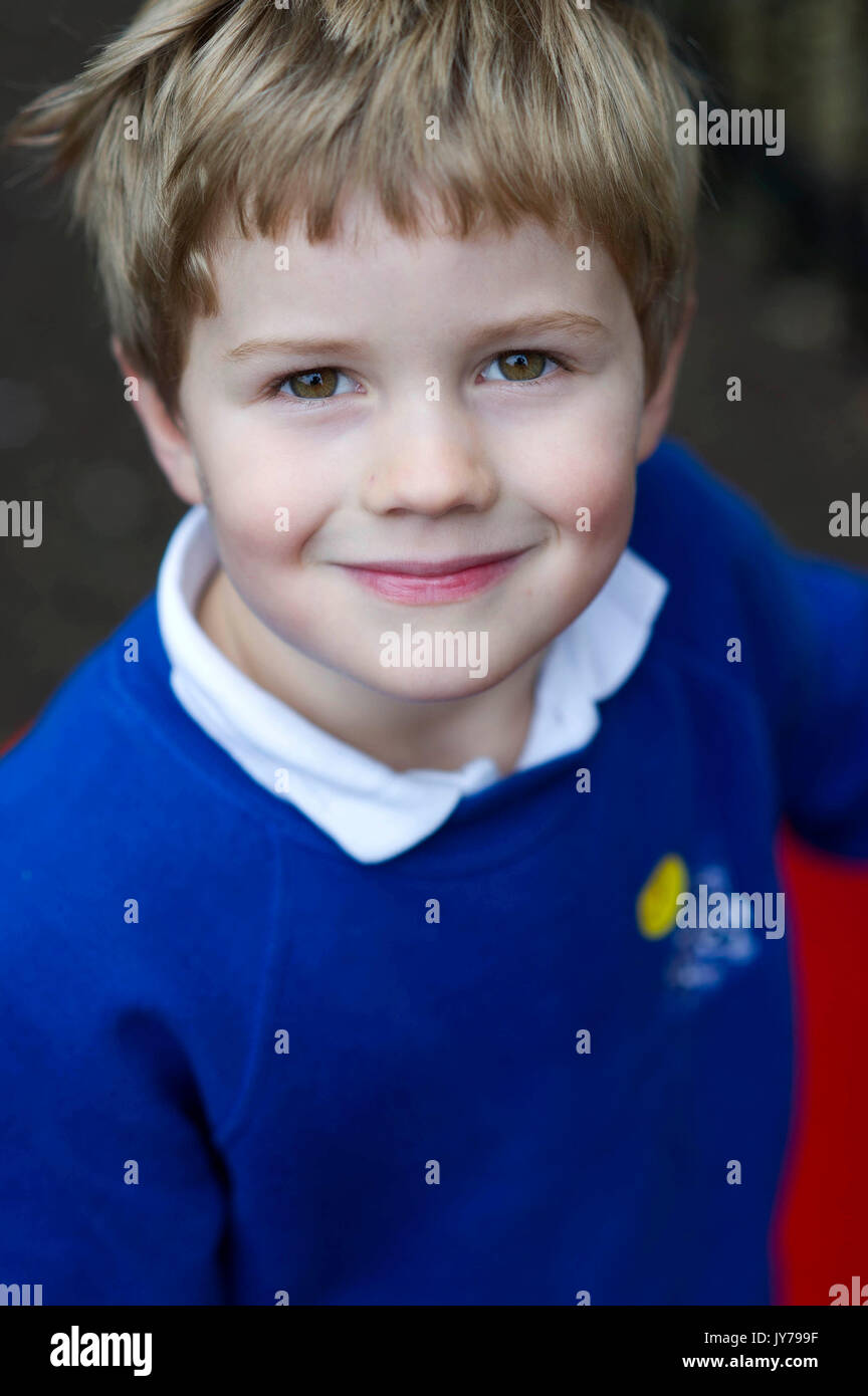 Happy young private school children looking at the camera Stock Photo ...