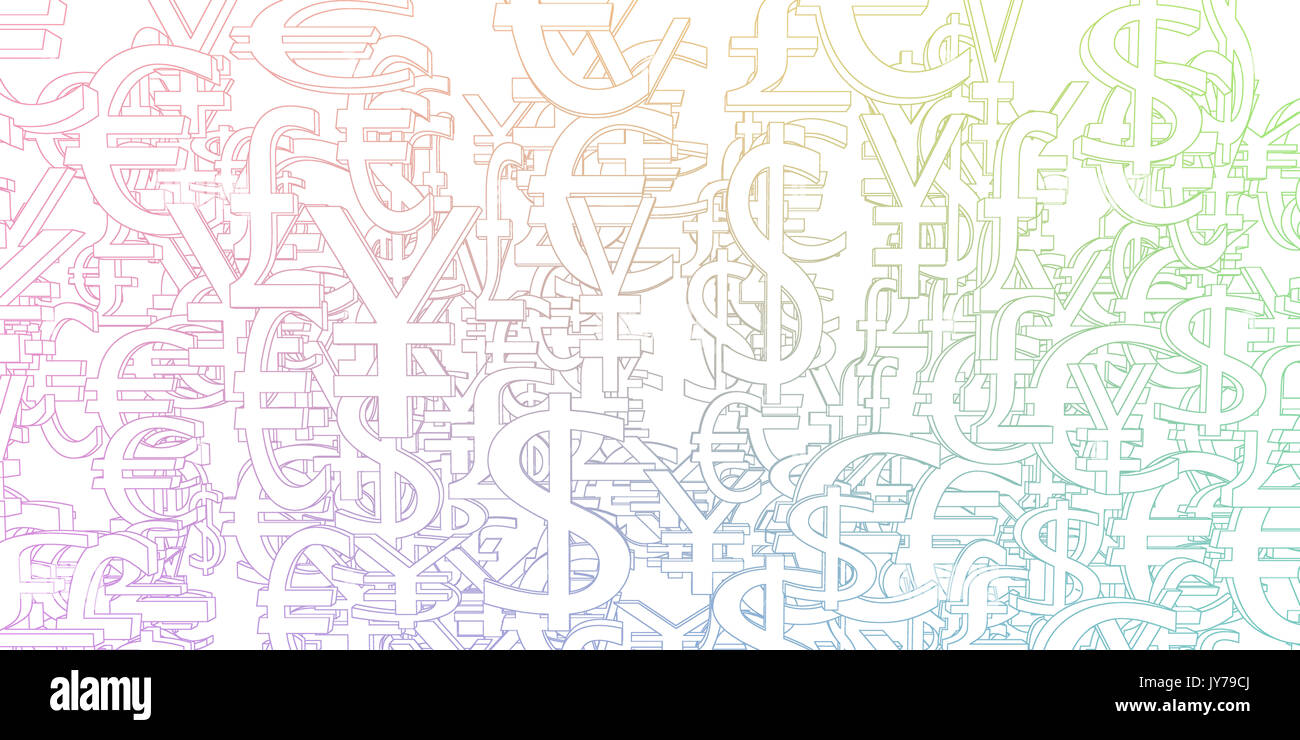 Global Currencies Background as a Currency Pattern Art Stock Photo - Alamy