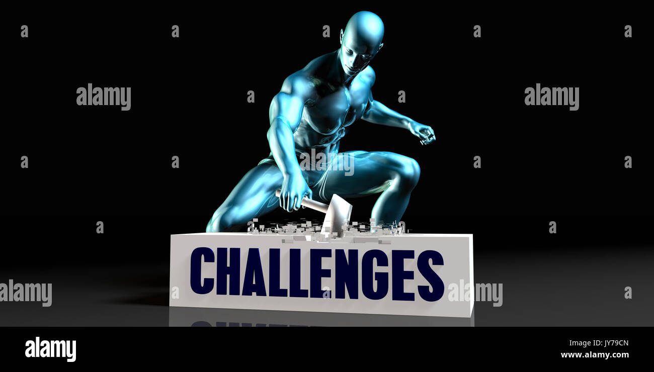 Get Rid of Challenges and Remove the Problem Stock Photo - Alamy